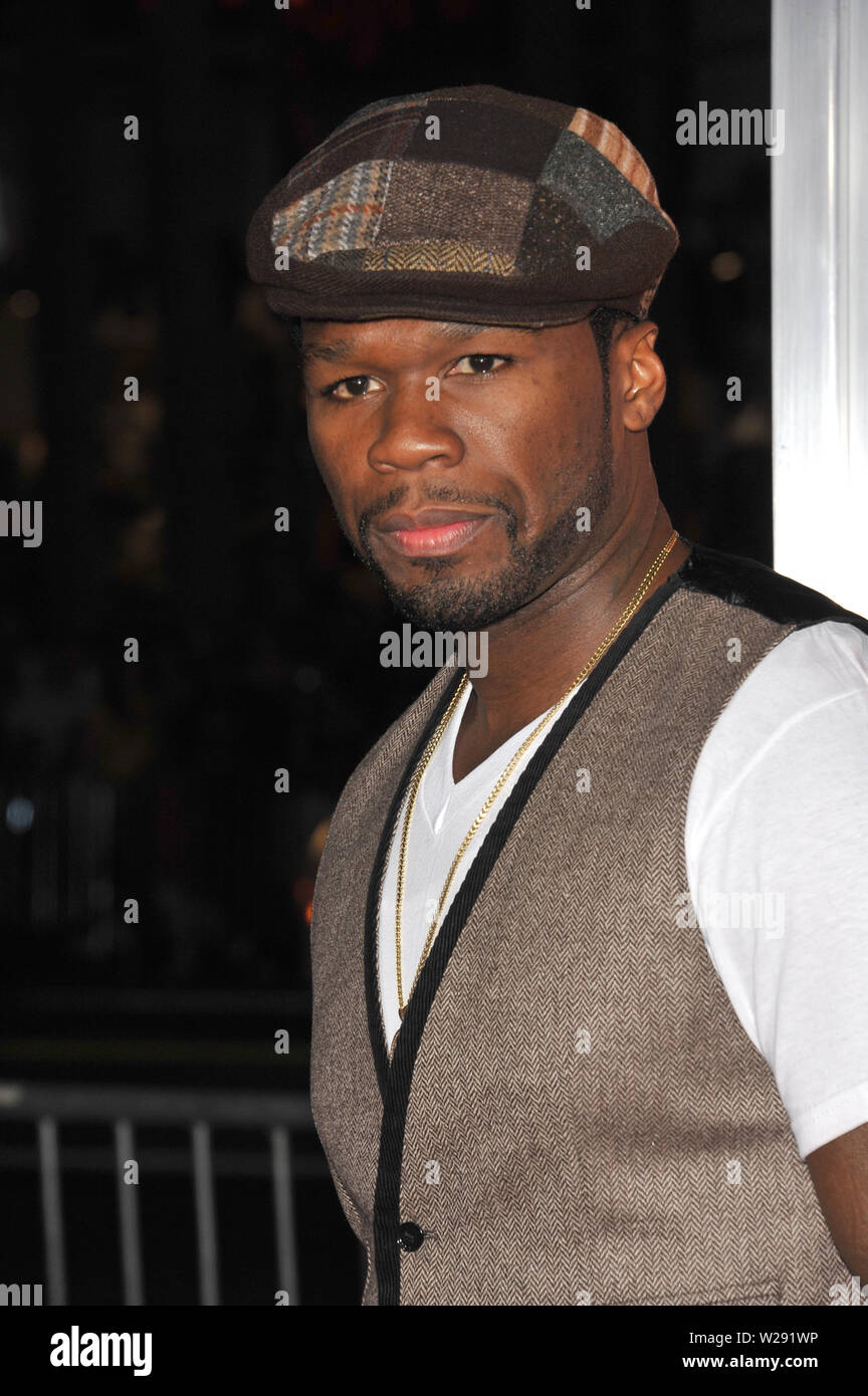 LOS ANGELES, CA. October 11, 2010: Curtis "50 Cent" Jackson at the ...