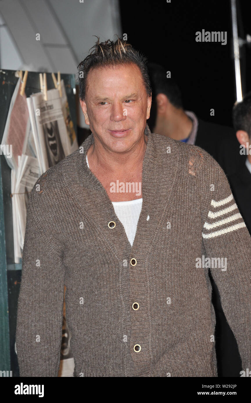LOS ANGELES, CA. October 16, 2010: Mickey Rourke at Spike TV's 2010 ...