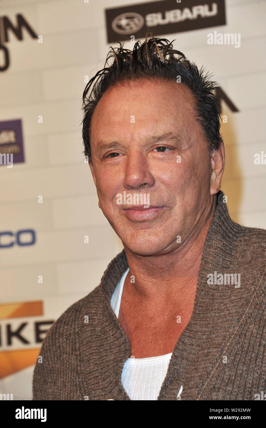 LOS ANGELES, CA. October 16, 2010: Mickey Rourke at Spike TV's 2010 ...