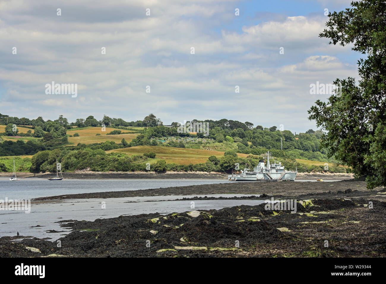 Anthony Woodlands, Torpoint Cornwall. Looking towards St Stephens at ...