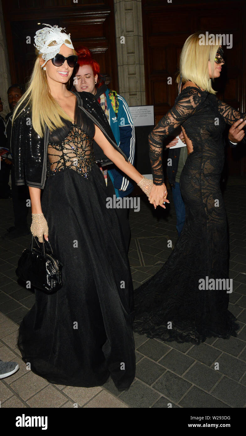 Cash & Rocket's masquerade gala held at the Victoria and Albert museum ...