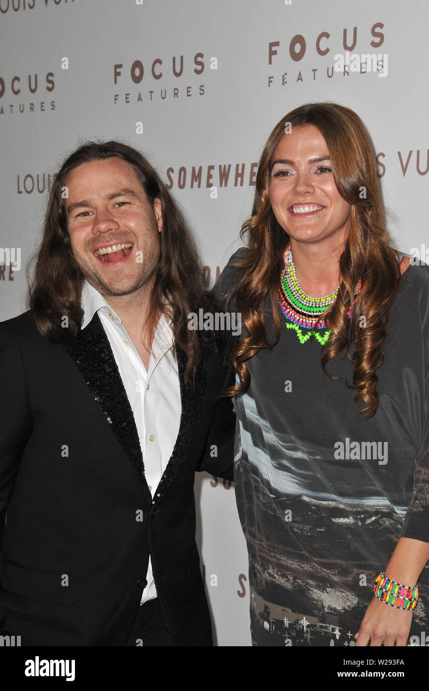 LOS ANGELES, CA. December 07, 2010: Chris Pontius & wife Claire Nolan ...