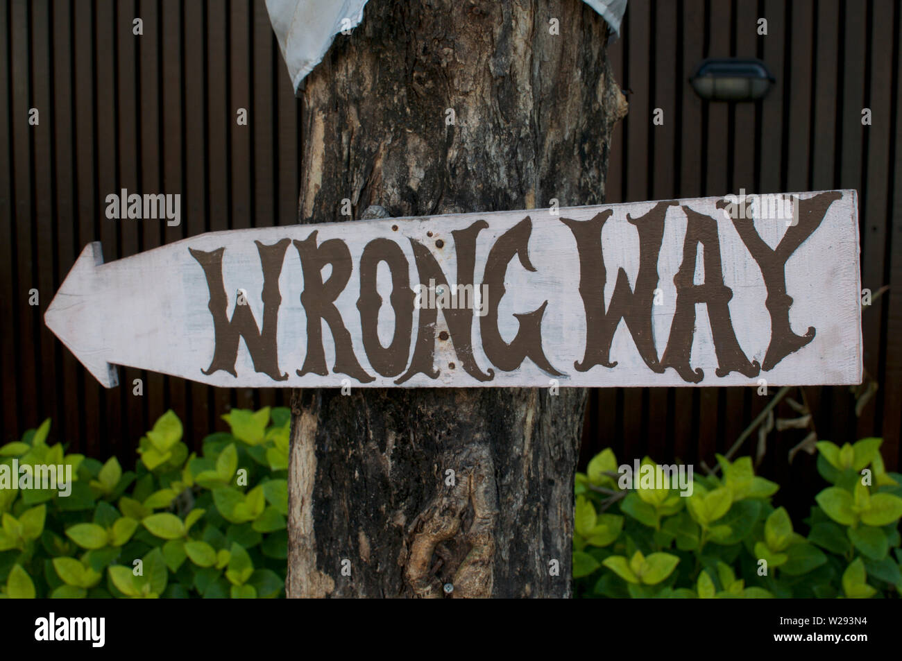 Wrong sign hi-res stock photography and images - Alamy