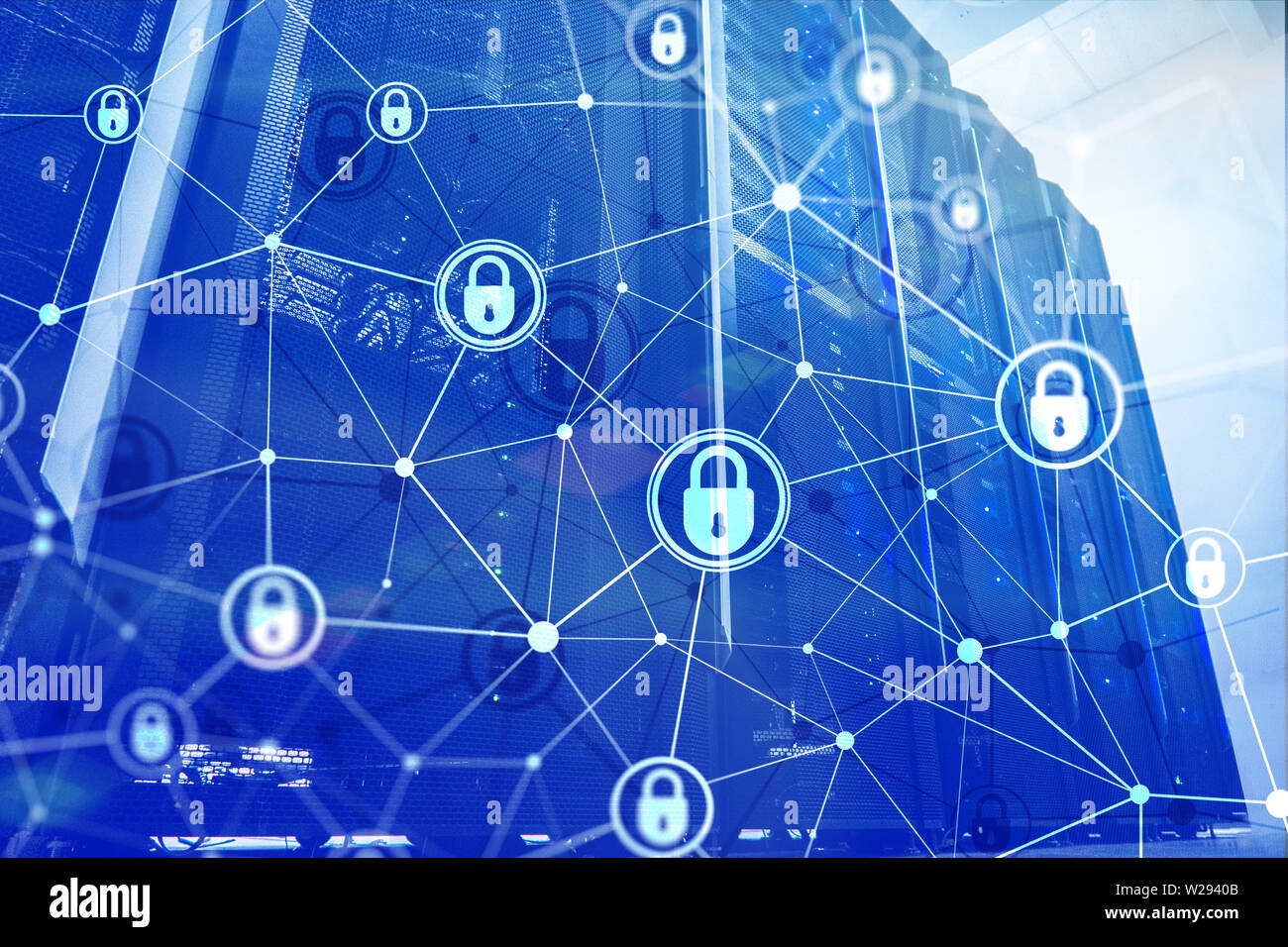Cyber Security Information Privacy Data Protection Concept On Modern