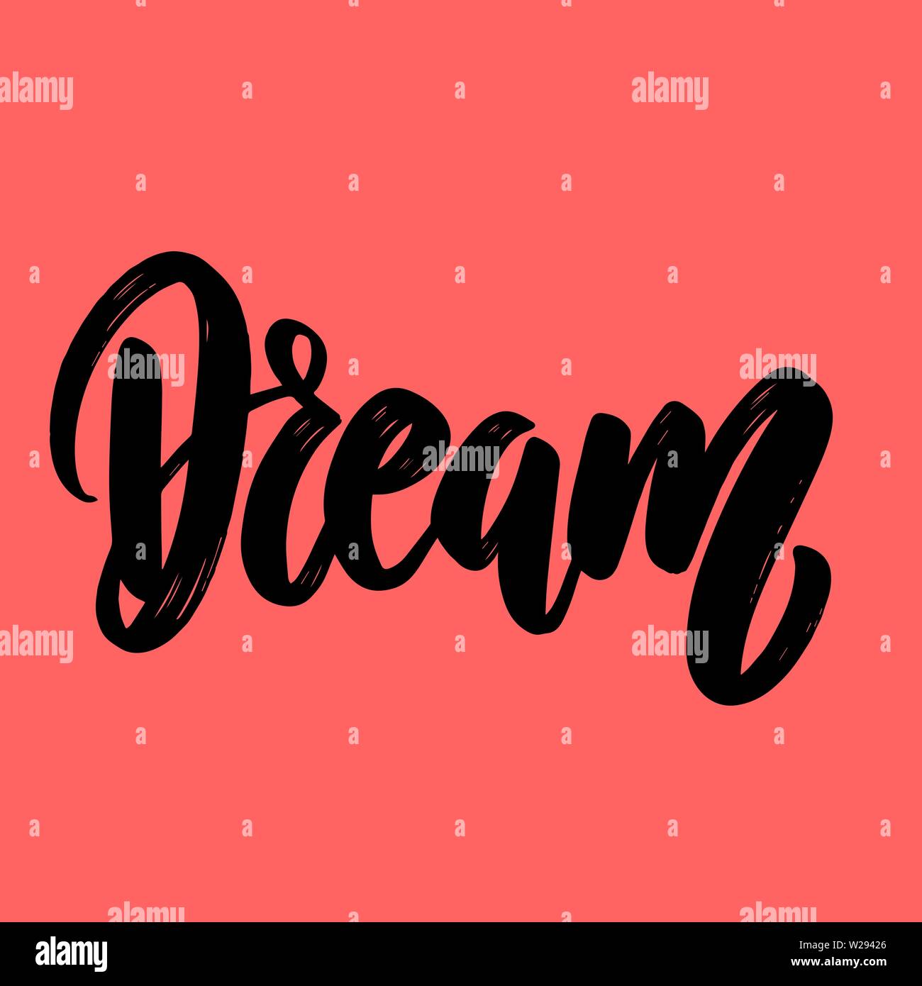 Dream lettering hi-res stock photography and images - Alamy