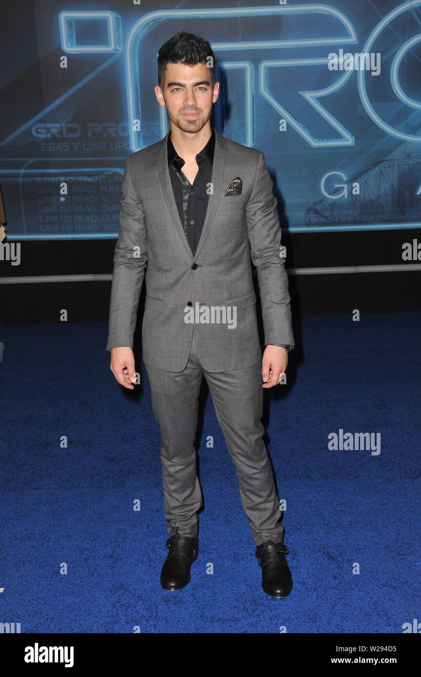 LOS ANGELES, CA. December 11, 2010: Joe Jonas at the world premiere of ...
