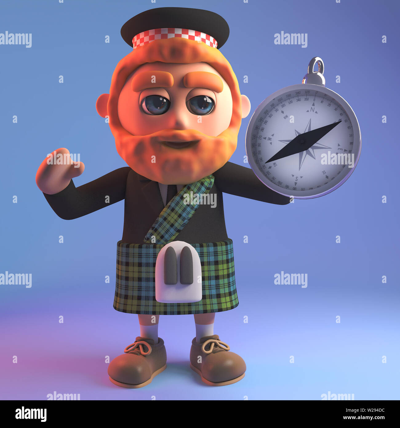 3d render compass hi-res stock photography and images - Alamy