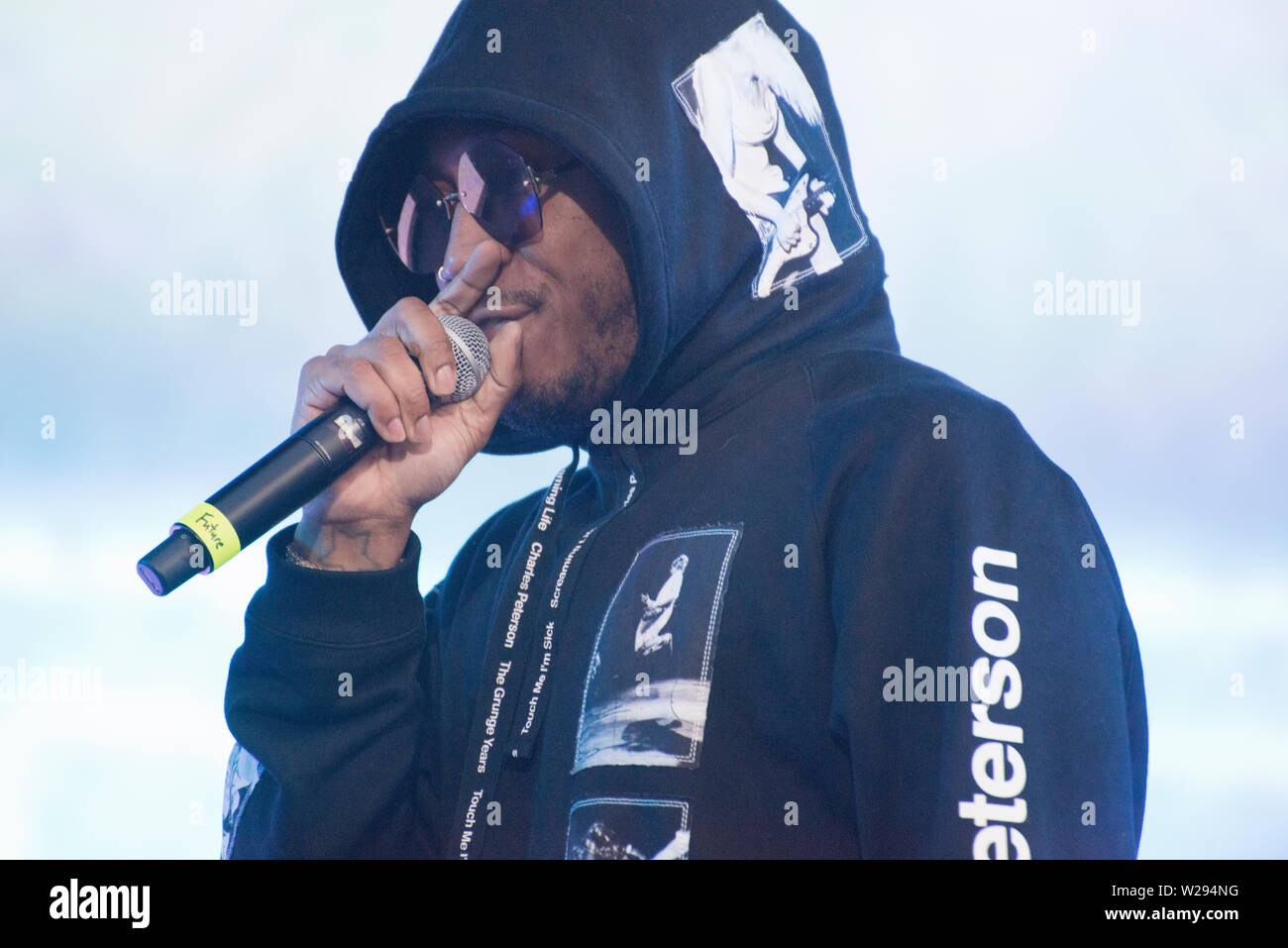 Turku, Finland. 5th July 2019. American Rapper Future performs at the ...