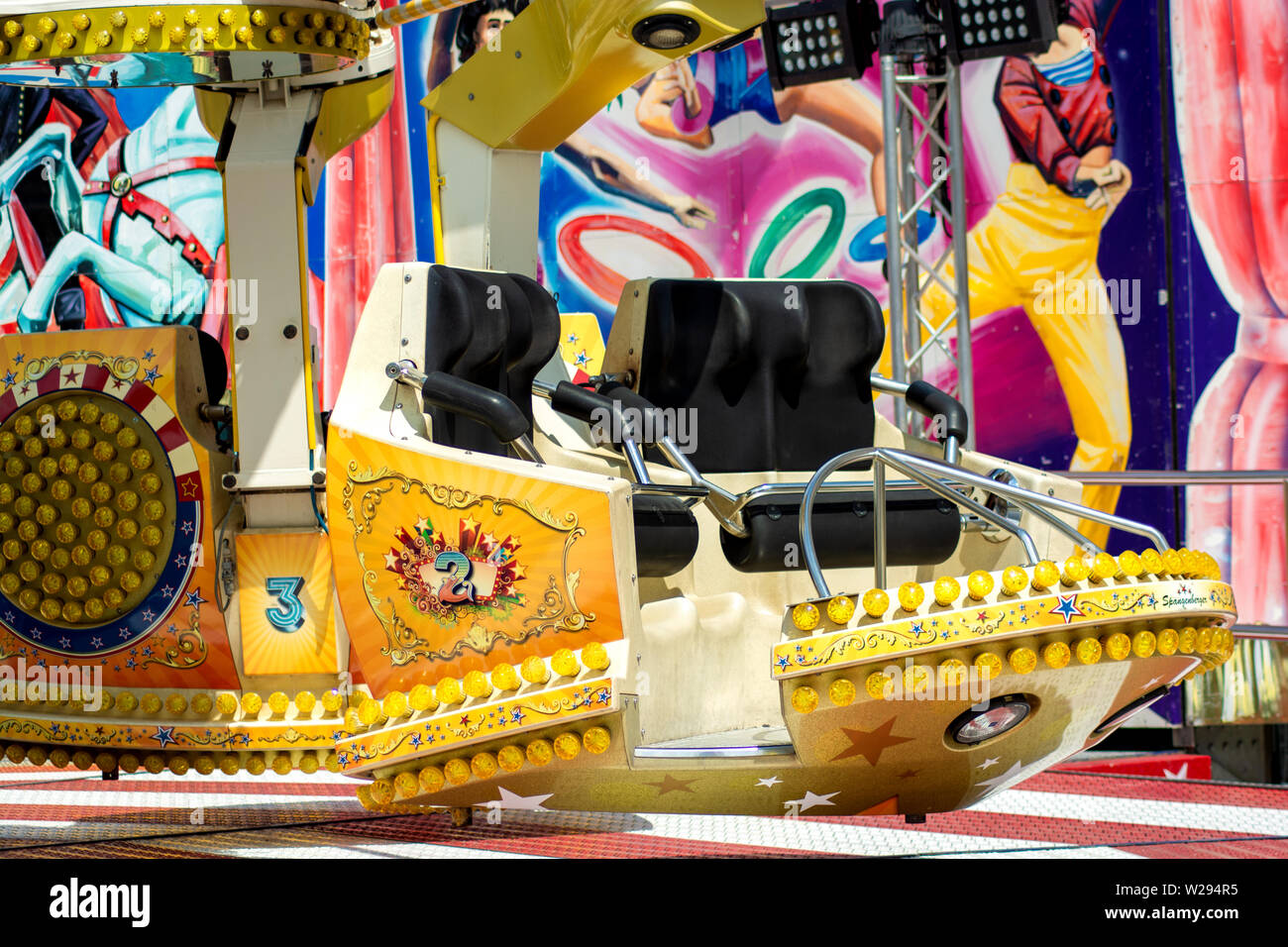 Concept funfair : Roll over Stock Photo - Alamy