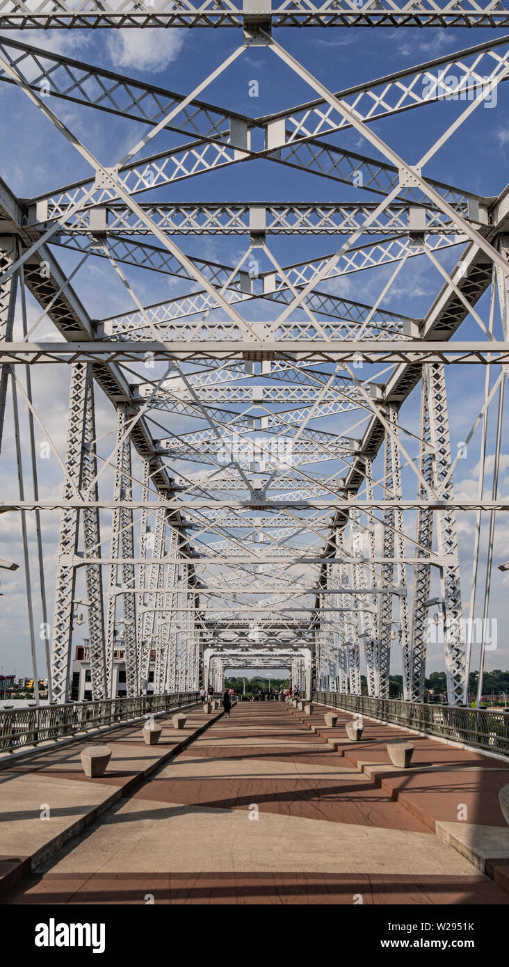 Famous landmark in Nashville - John Seigenthaler Pedestrian Bridge ...