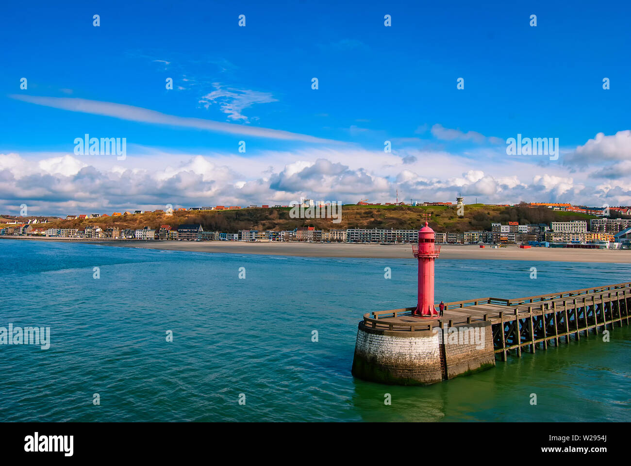 The coast at Boulonge-sur-mer in northern France Stock Photo - Alamy