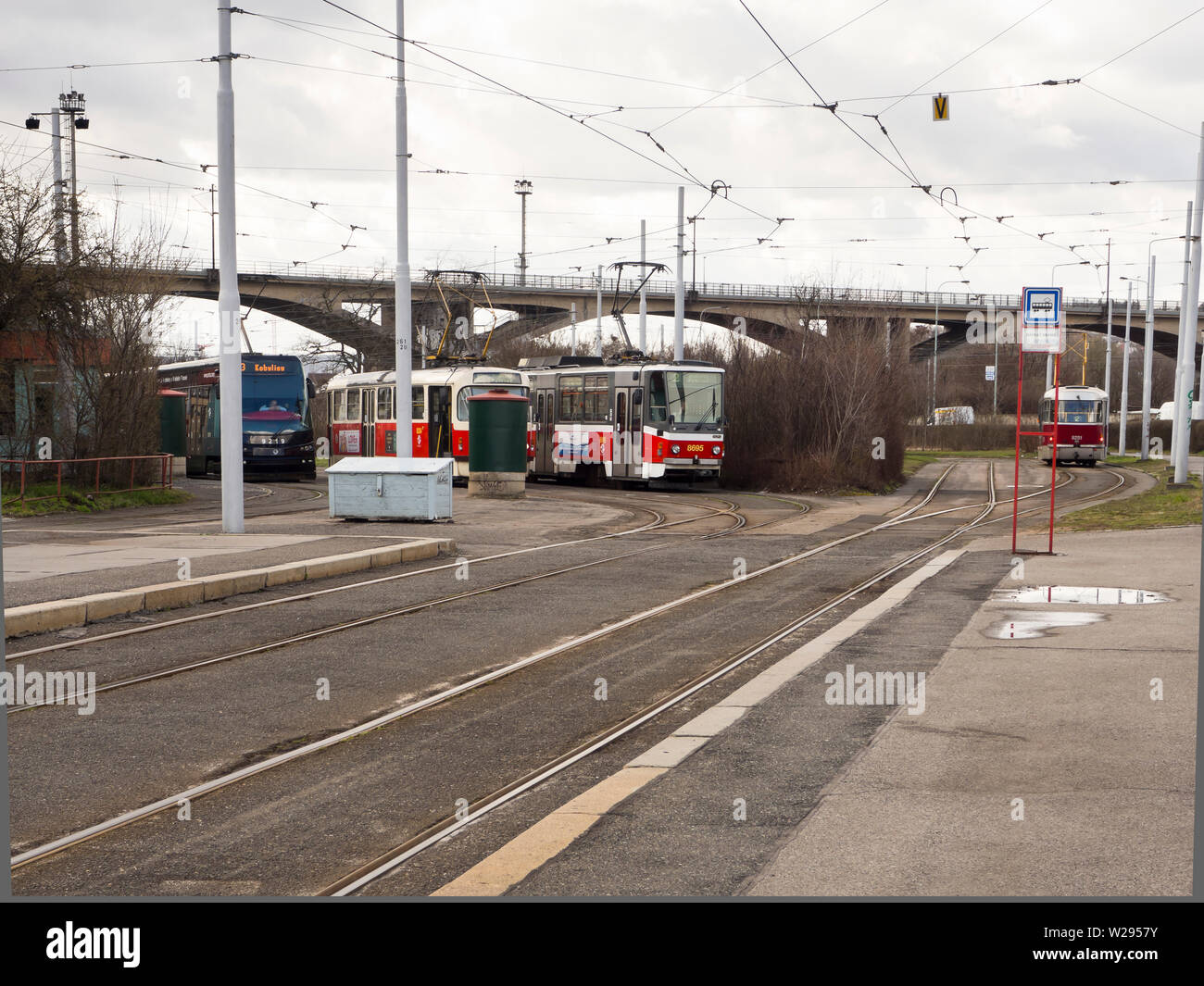 the tram lines are an important part of the public transport system in ...