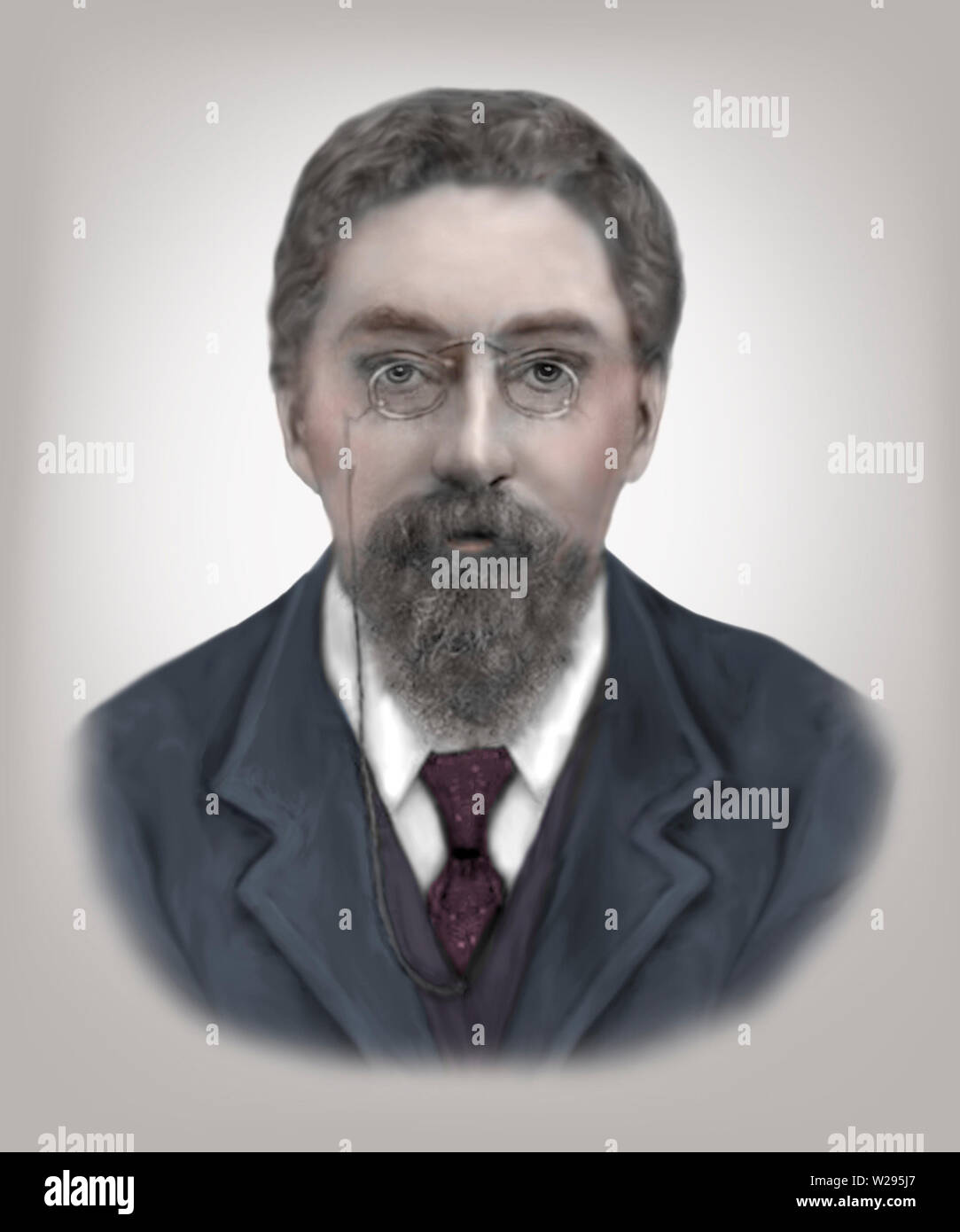Sidney Webb 1859-1947 British Economist Social Reformer Stock Photo - Alamy