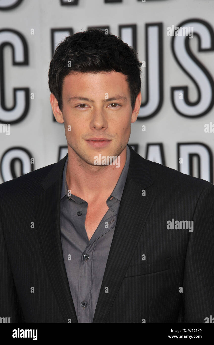 LOS ANGELES, CA. September 13, 2010: Cory Monteith at the 2010 MTV ...