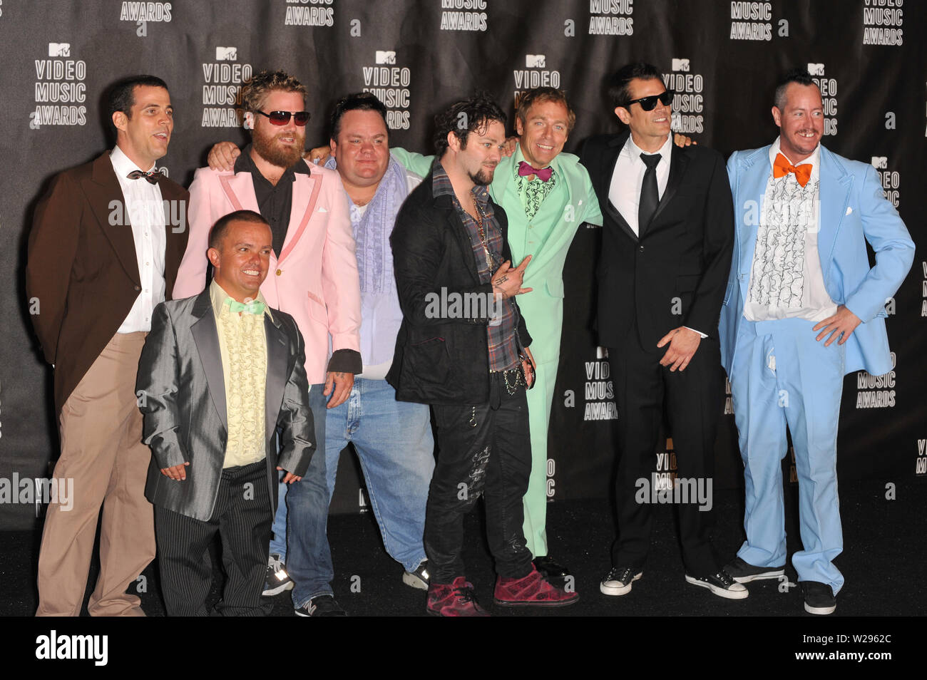 Jackass Stars Mtv Video Music Awards 2010 Pressroom Hi Res Stock
