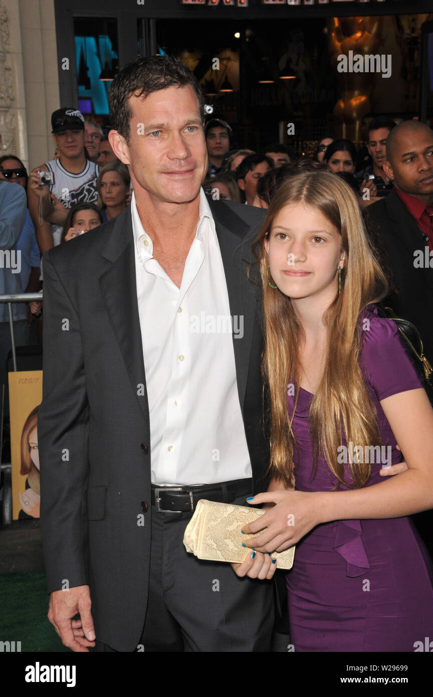 LOS ANGELES, CA. October 01, 2010: Dylan Walsh & daughter at the world ...