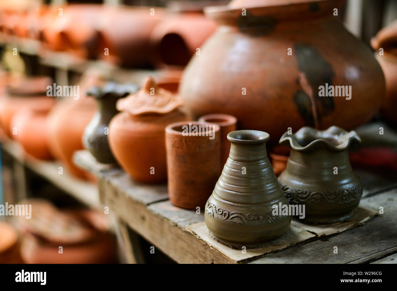 Pottery is the ceramic material Stock Photo - Alamy