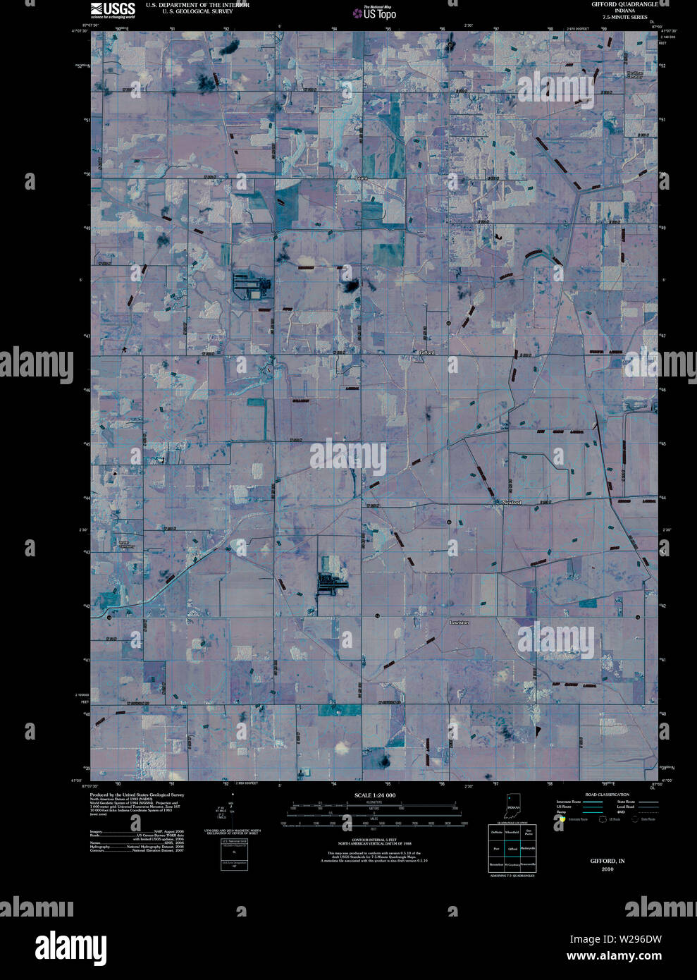 Map of gifford hi-res stock photography and images - Alamy