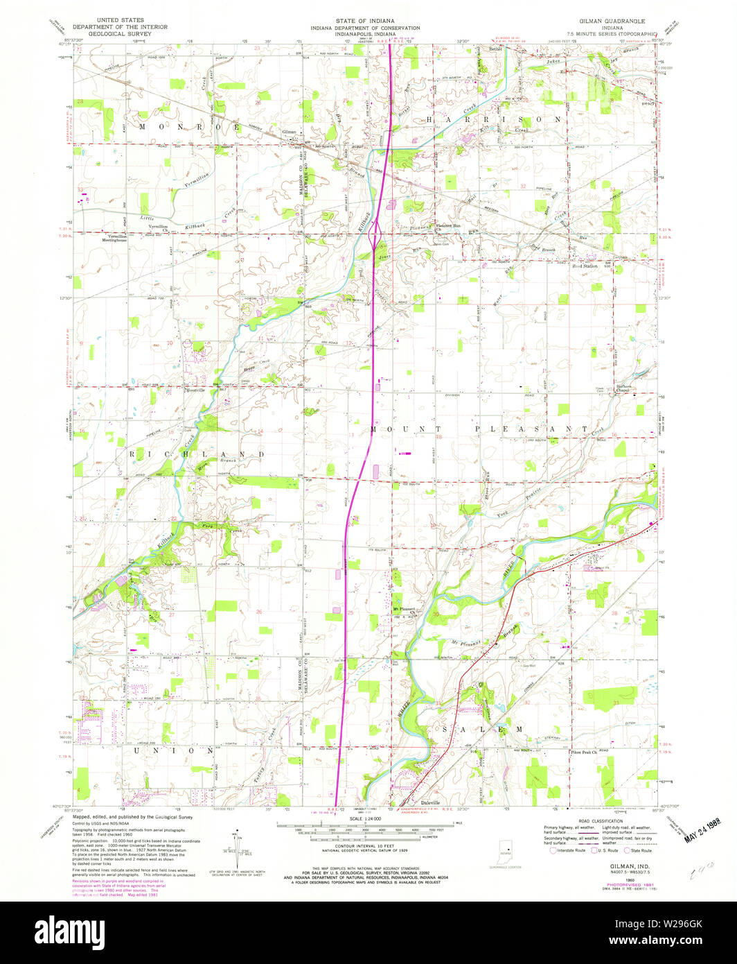 Gilman map hi-res stock photography and images - Alamy