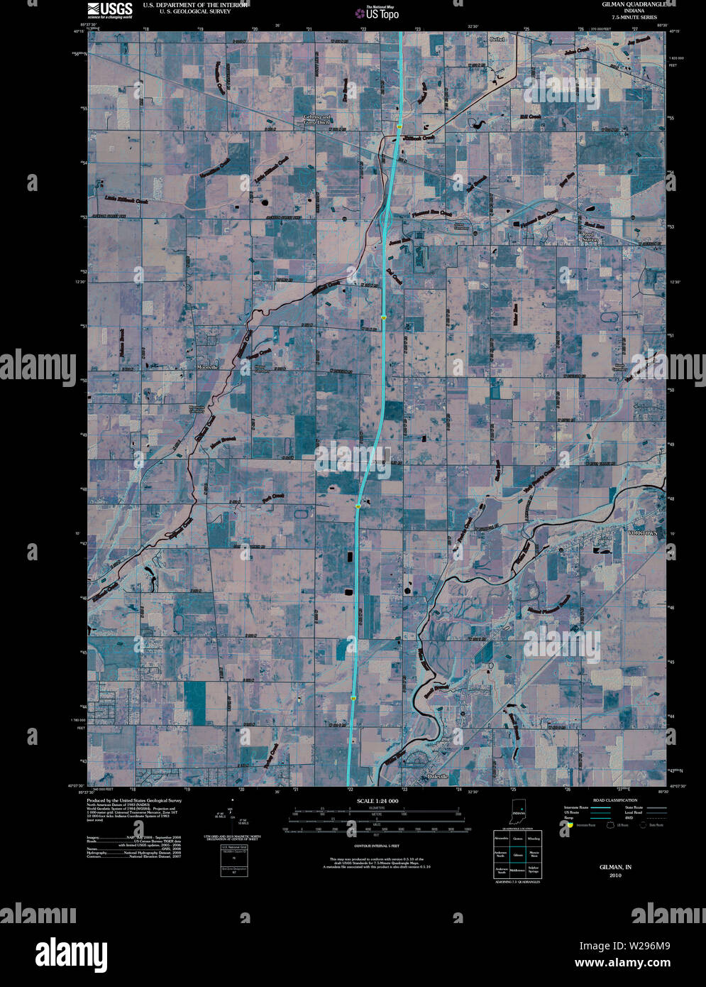 Gilman map hi-res stock photography and images - Alamy