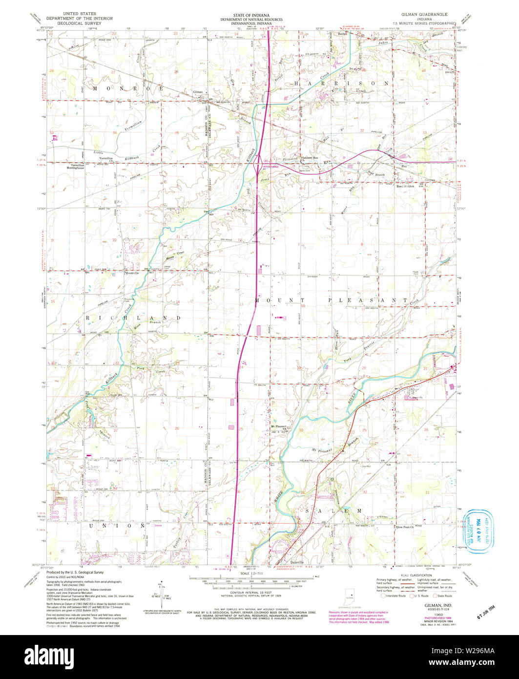 Gilman map hi-res stock photography and images - Alamy