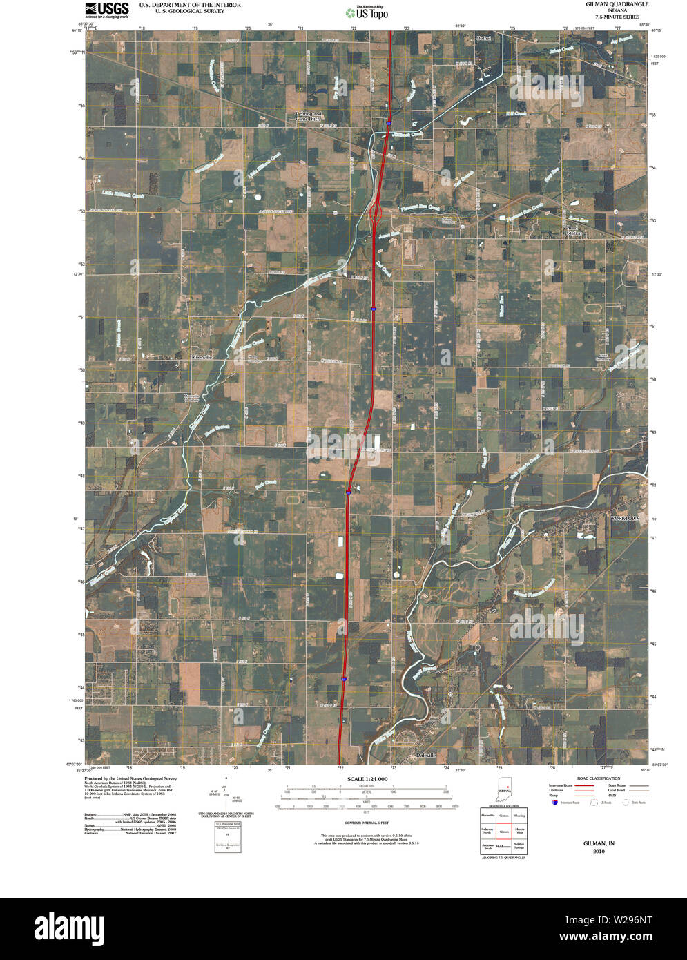 Gilman map hi-res stock photography and images - Alamy