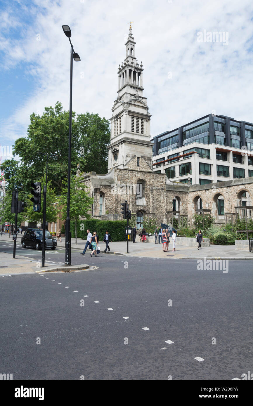 The ruins of Christ Church Greyfriars, also known as Christ Church ...