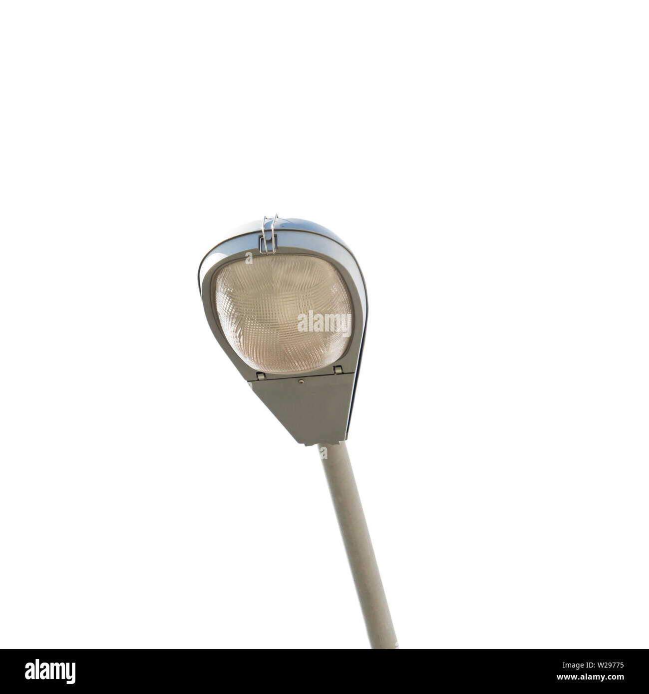 Lamp post with isolated white background Stock Photo - Alamy