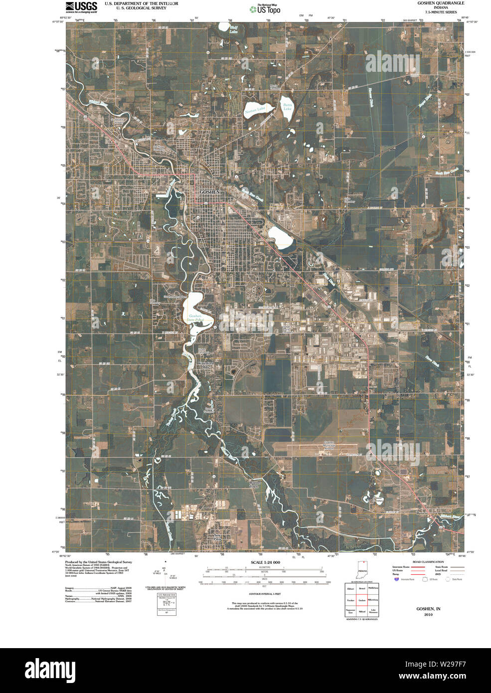 Goshen map hi-res stock photography and images - Alamy