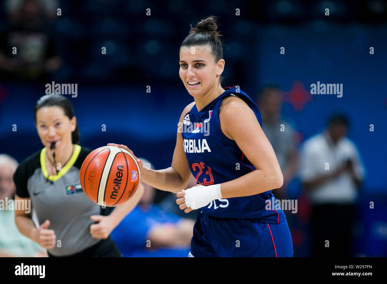 Ana Dabovic of SRB in action Stock Photo - Alamy