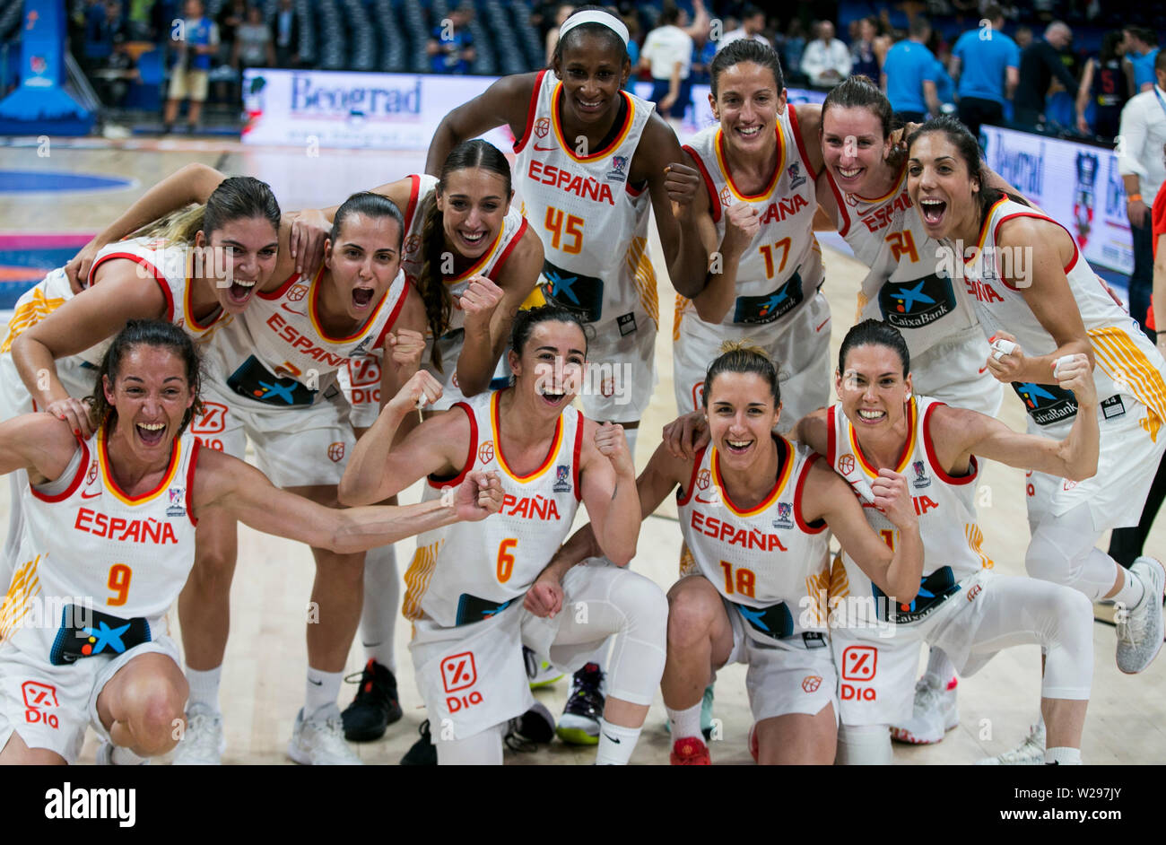Spain basketball victory hi-res stock photography and images - Alamy