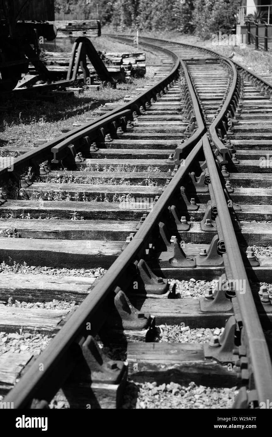 Rail points hi-res stock photography and images - Alamy