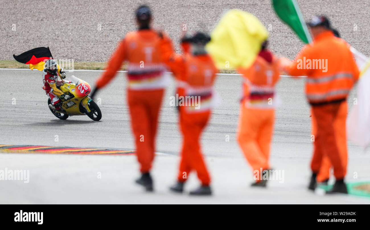 Hohenstein Ernstthal, Germany. 07th July, 2019. Motorsport/Motorcycle ...