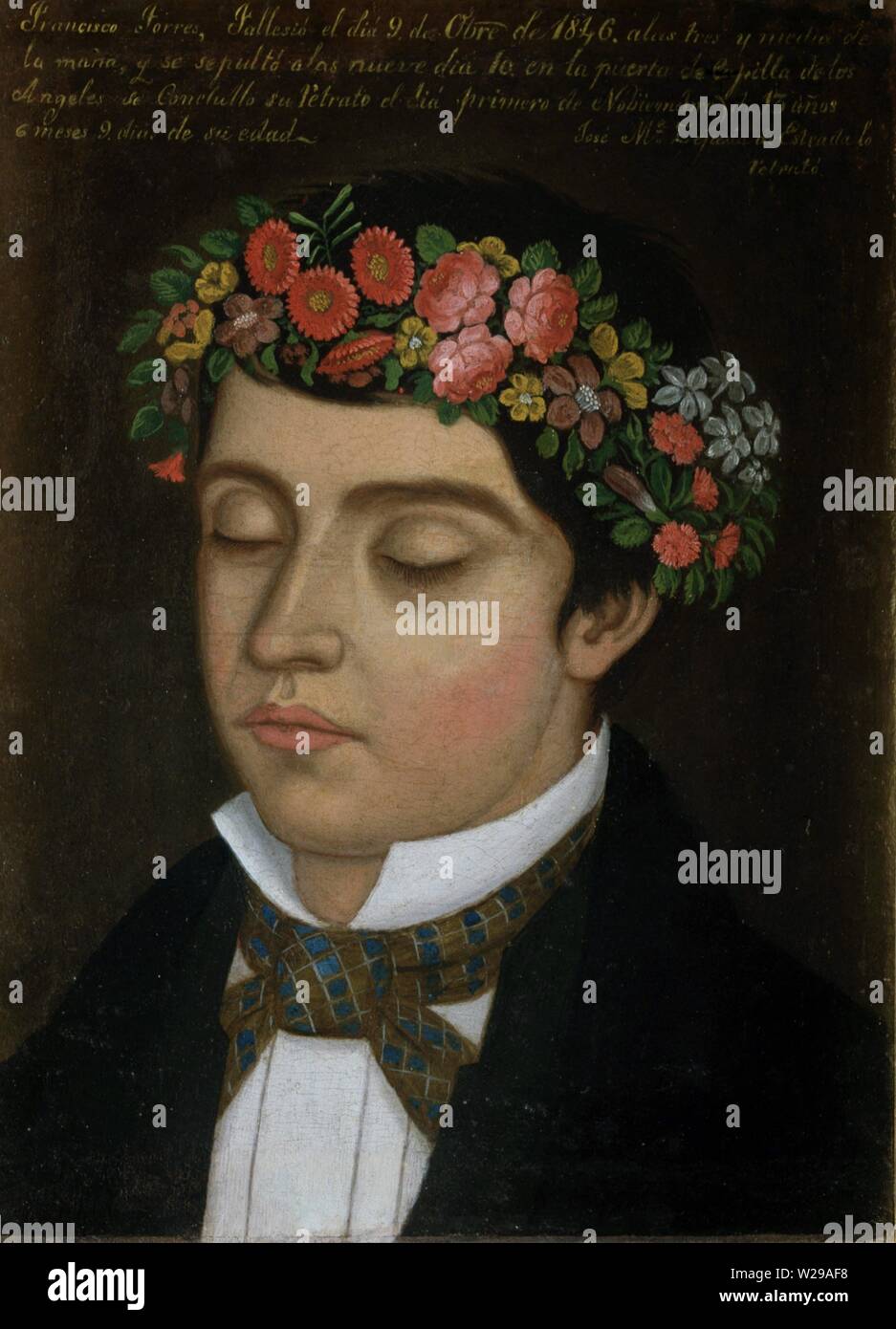 ESTRADA , JOSE MARIA PINTOR MEXICANO . 1810 - 1862 RETRATO DE DON ...