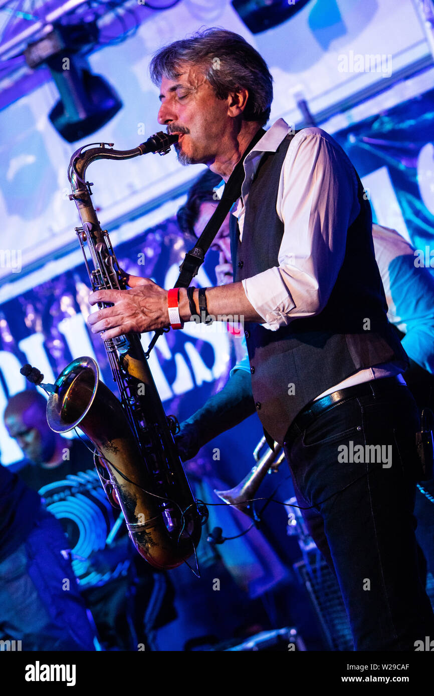 Ameno Italy. 06 July 2019. The Serbian blues guitarist and singer ANA ...