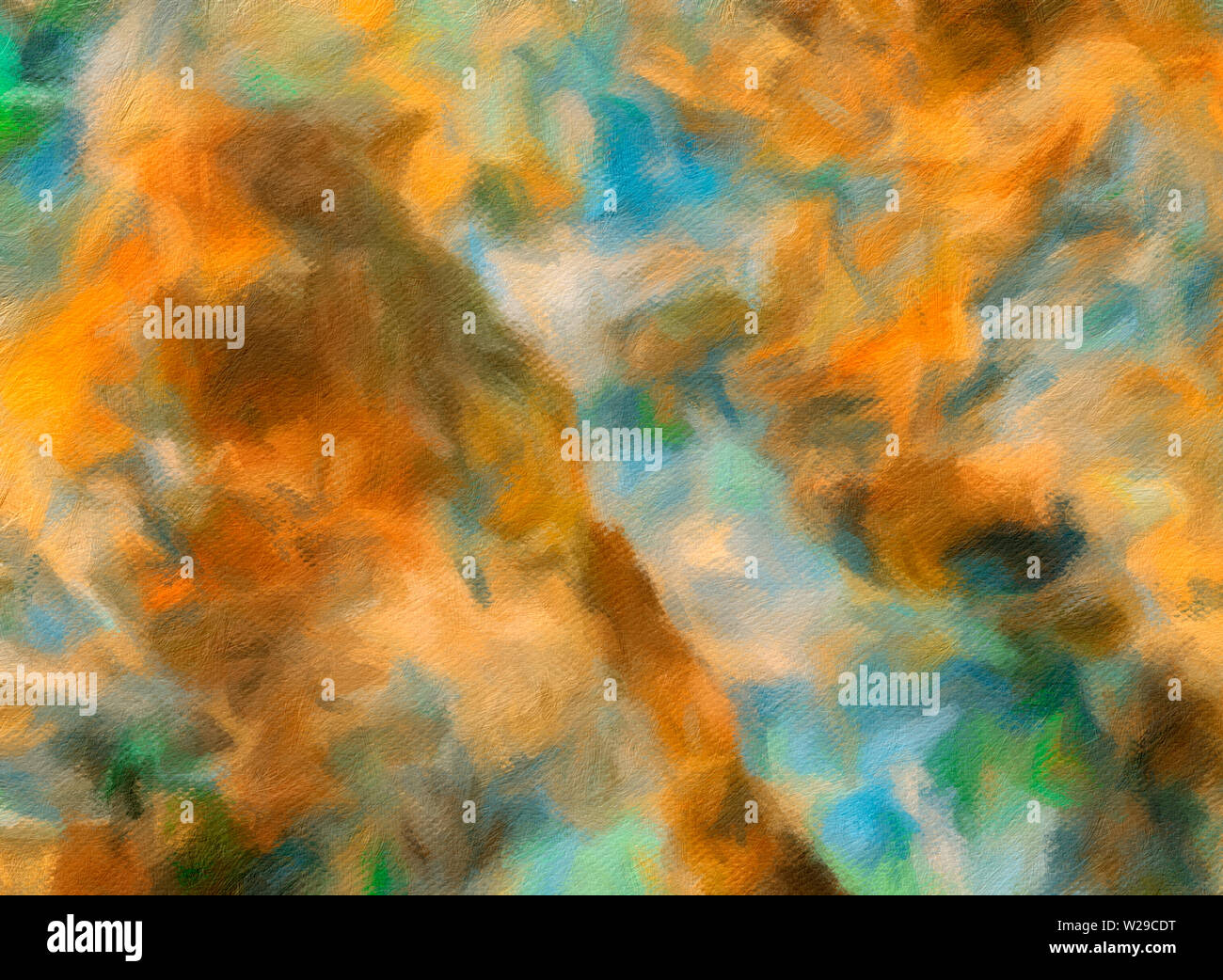 Creative art pattern in warm fun colors, design background painting in ...