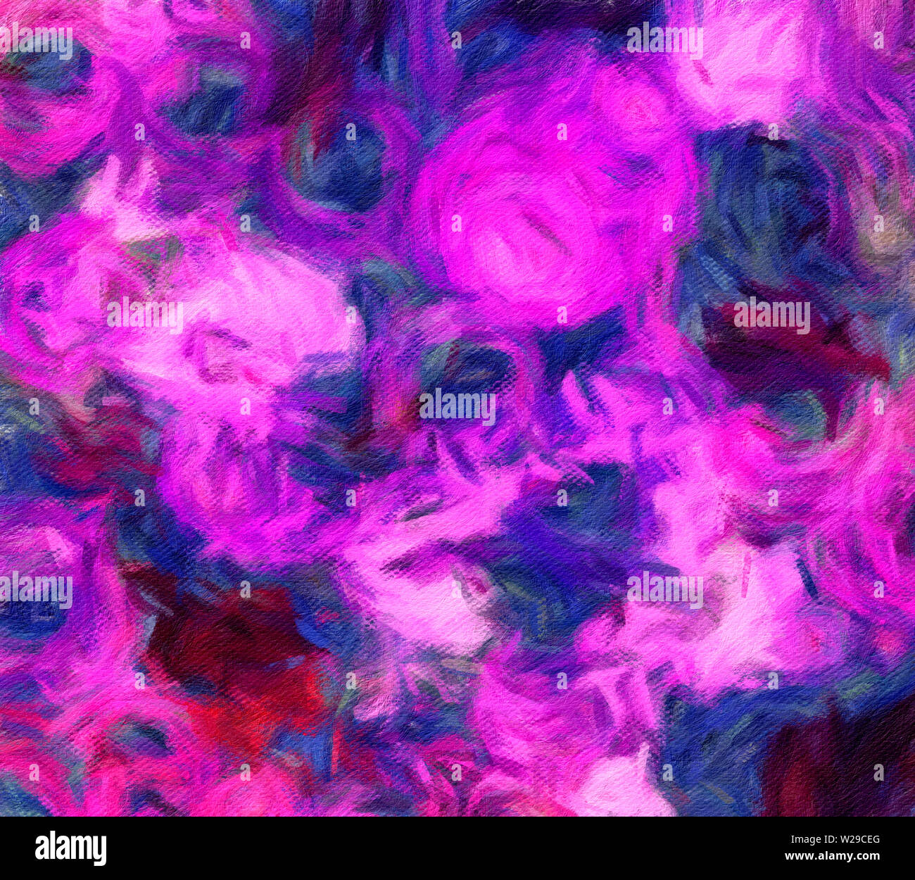 Creative art pattern in warm fun colors, design background painting in ...