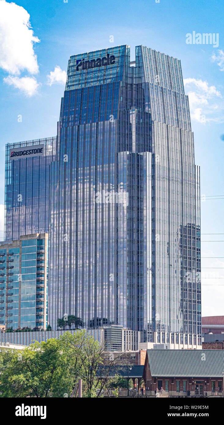 Pinnacle Tower in Nashville - NASHVILLE, USA - JUNE 15, 2019 Stock ...