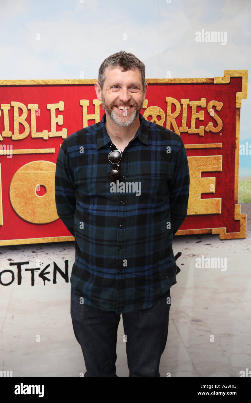 Dave Gorman attending the premiere of Horrible Histories The Movie ...