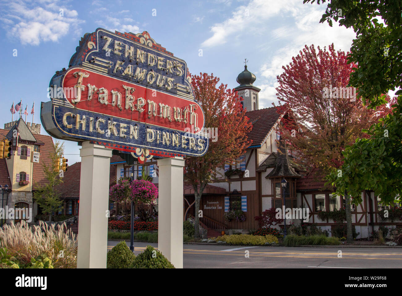 Zehnders restaurant sign hi-res stock photography and images - Alamy