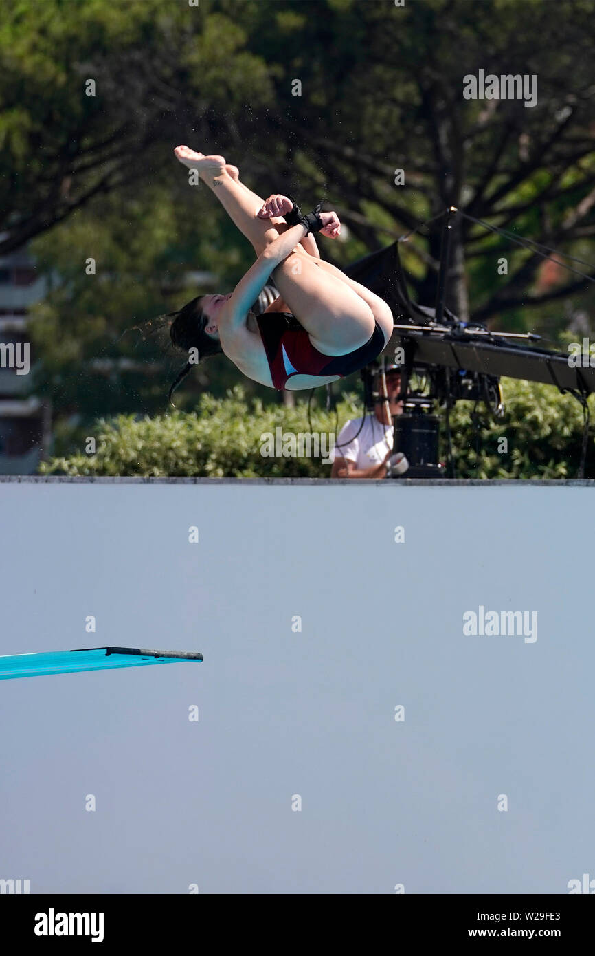 Diver seen during 3m women Springboard Semi - Final during the 30th ...