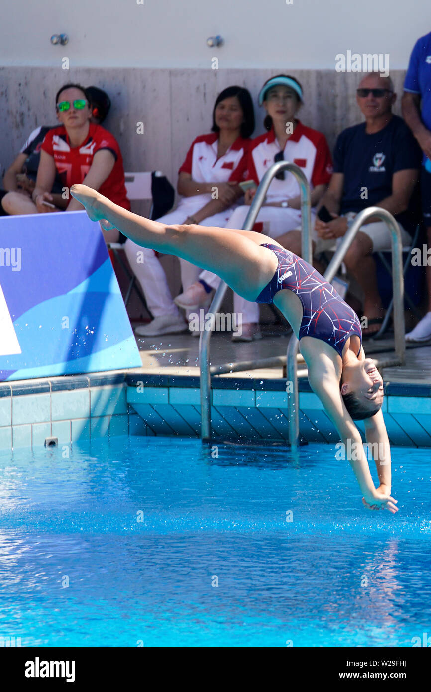 Diver seen during 3m women Springboard Semi - Final during the 30th ...