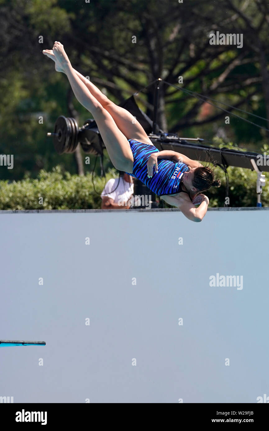 Diver seen during 3m women Springboard Semi - Final during the 30th ...