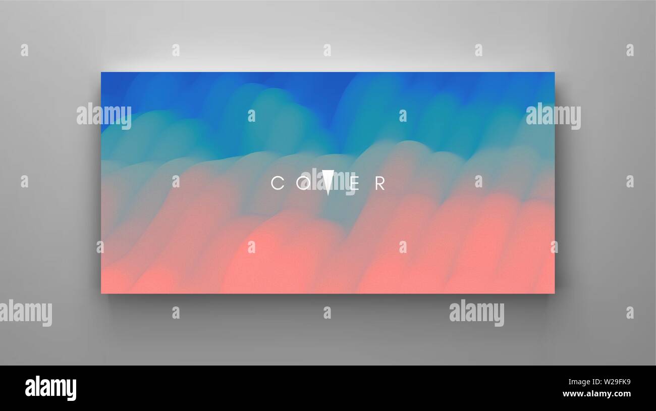 Cover design template with color gradients. Abstract background. Modern ...