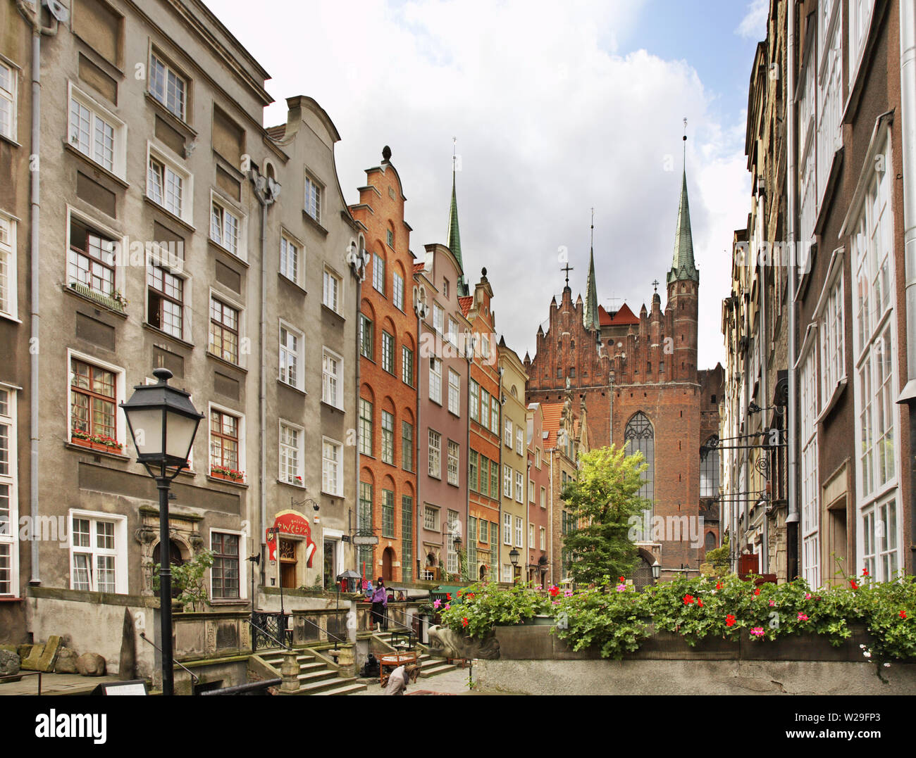 Mariacka street in Gdansk. Poland Stock Photo - Alamy