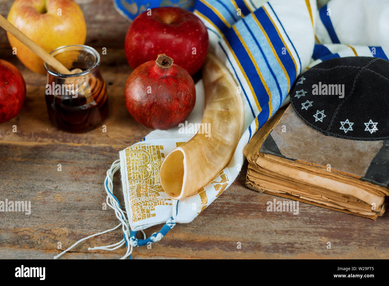 Jewish Holiday Rosh hashanah jewish New Year holiday concept ...