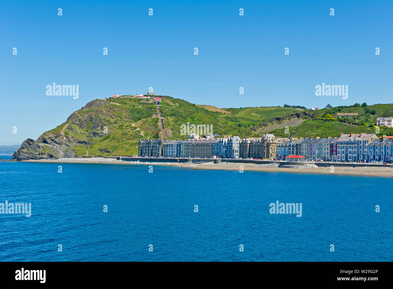 Seafront, Aberystwyth, Ceredigion, Wales Stock Photo - Alamy