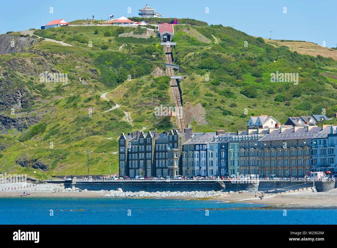 Seafront, Aberystwyth, Ceredigion, Wales Stock Photo - Alamy
