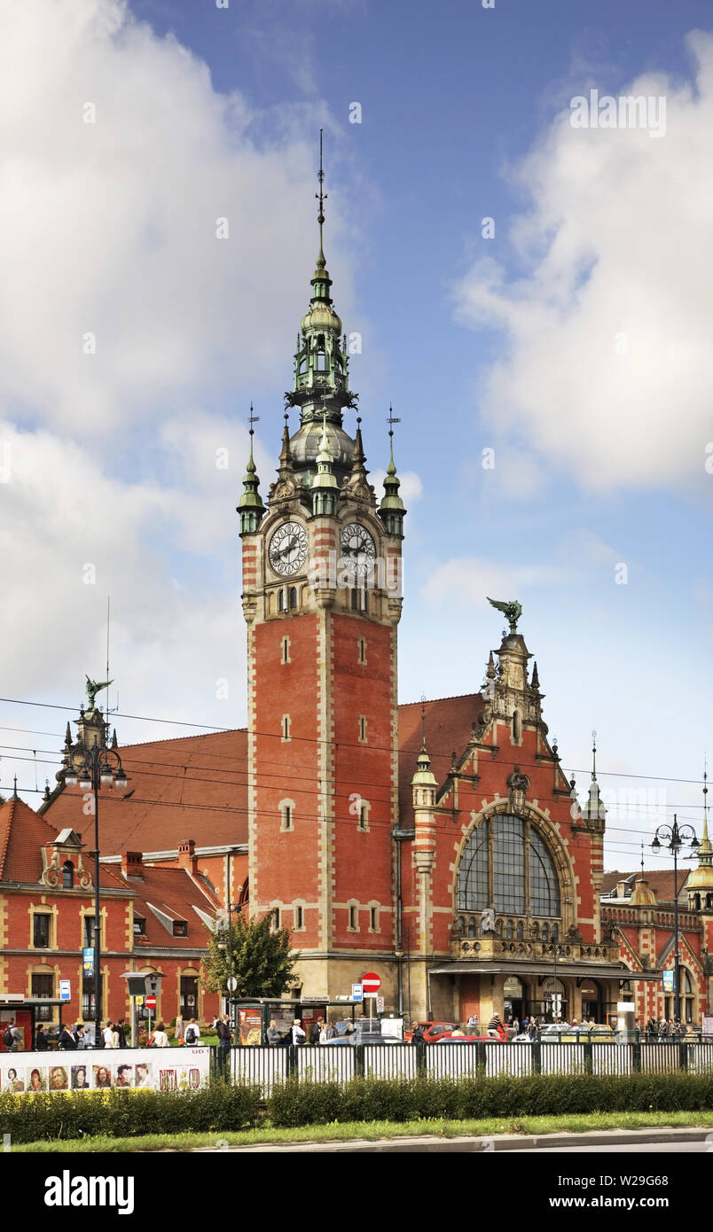 Gdansk main train station. Poland Stock Photo - Alamy