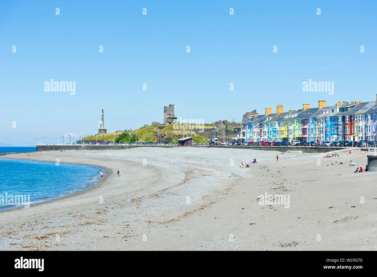 Seafront, Aberystwyth, Ceredigion, Wales Stock Photo - Alamy